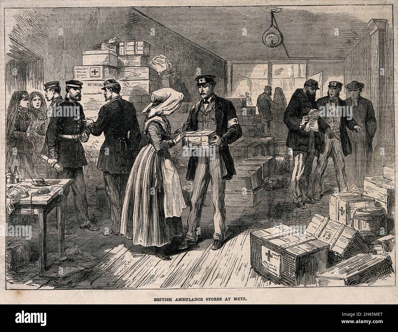 Franco prussian war ambulance hi-res stock photography and images - Alamy