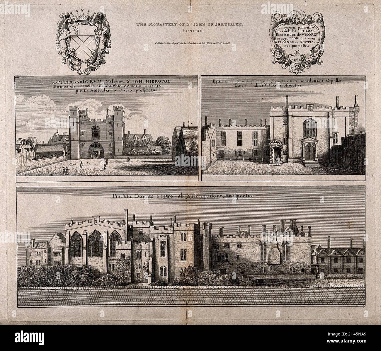 Hospital of the Knights of St. John of Jerusalem, Clerkenwell, London ...