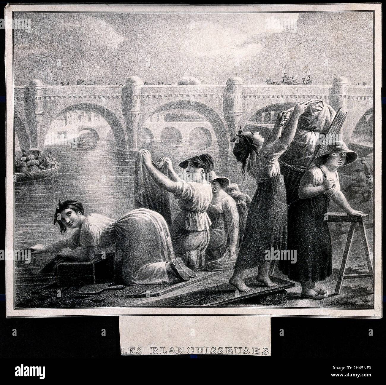 Women washing clothes in a river hi-res stock photography and images ...