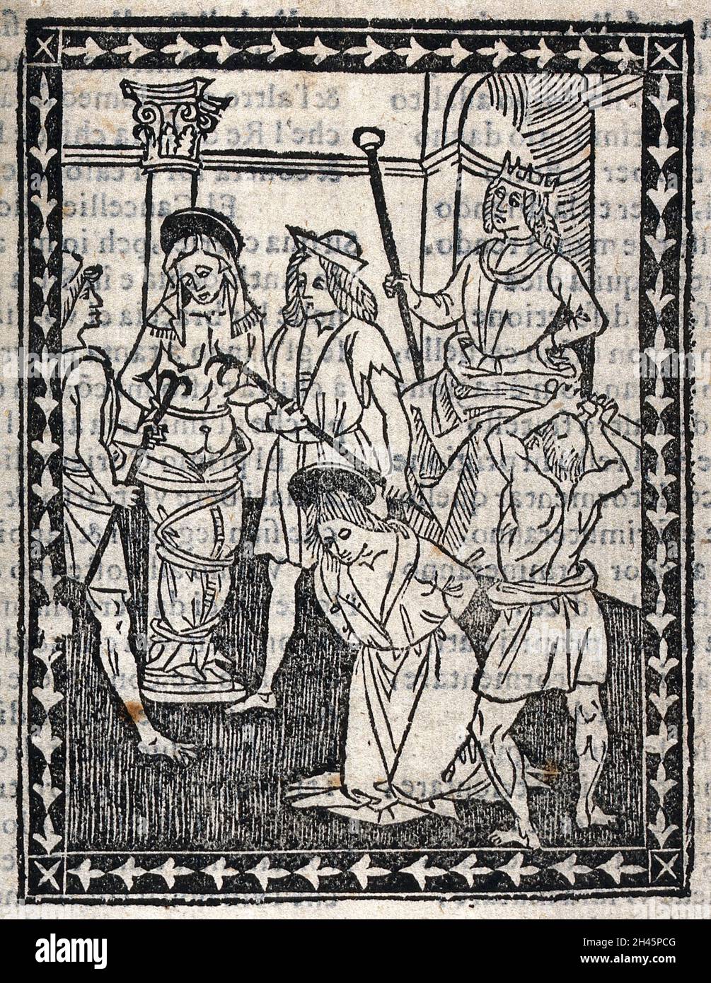 Martyrdom of Saint Agatha and Saint Catherine of Alexandria ...