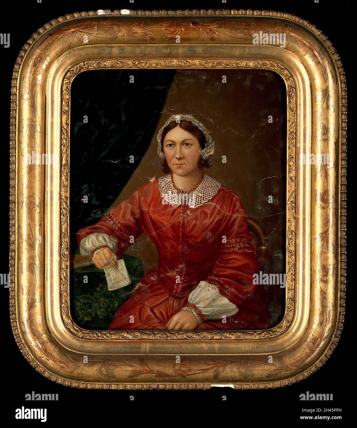Florence Nightingale (?). Oil painting Stock Photo - Alamy