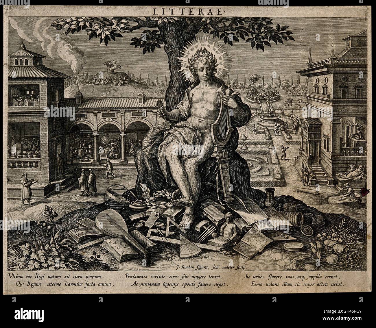 The god of literature hi-res stock photography and images - Alamy