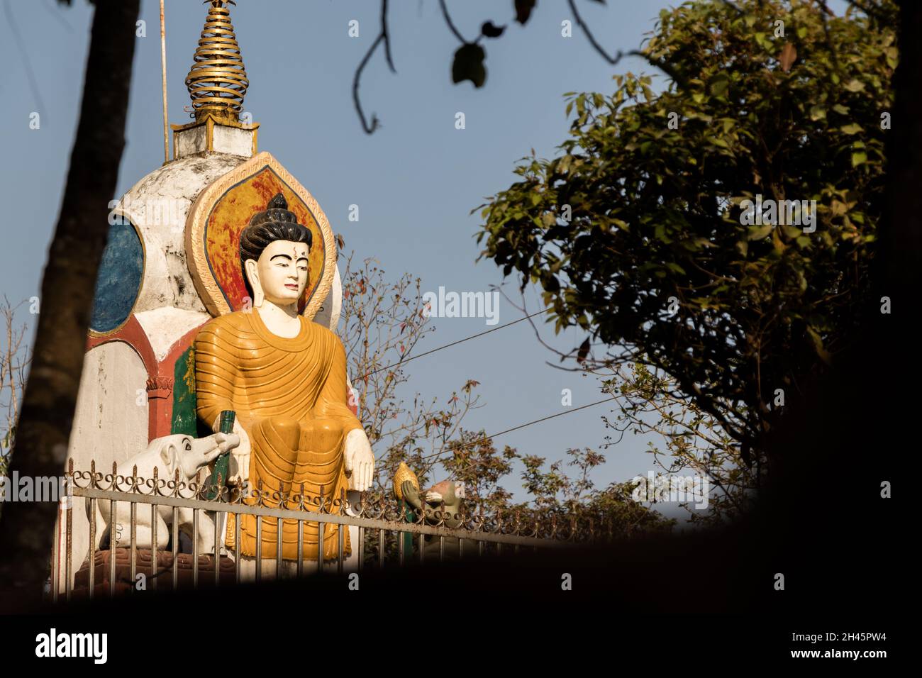 Statue of Buddha at Shreenagar, Tansen, Palpa, Nepal Stock Photo - Alamy