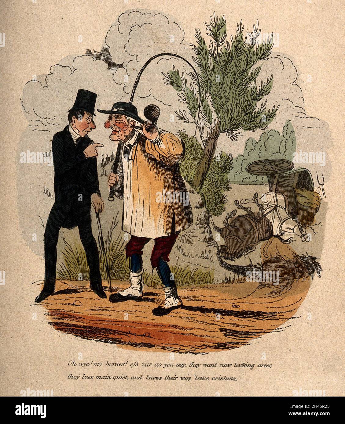 Ear trumpet etching hi-res stock photography and images - Alamy