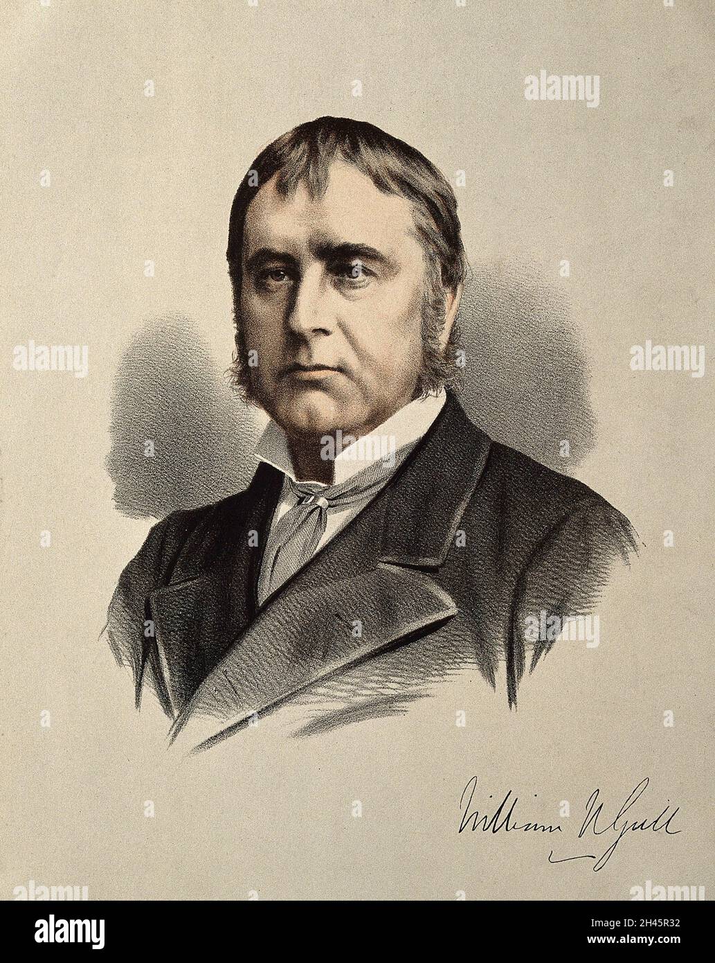 Sir William Withey Gull. Coloured lithograph Stock Photo - Alamy