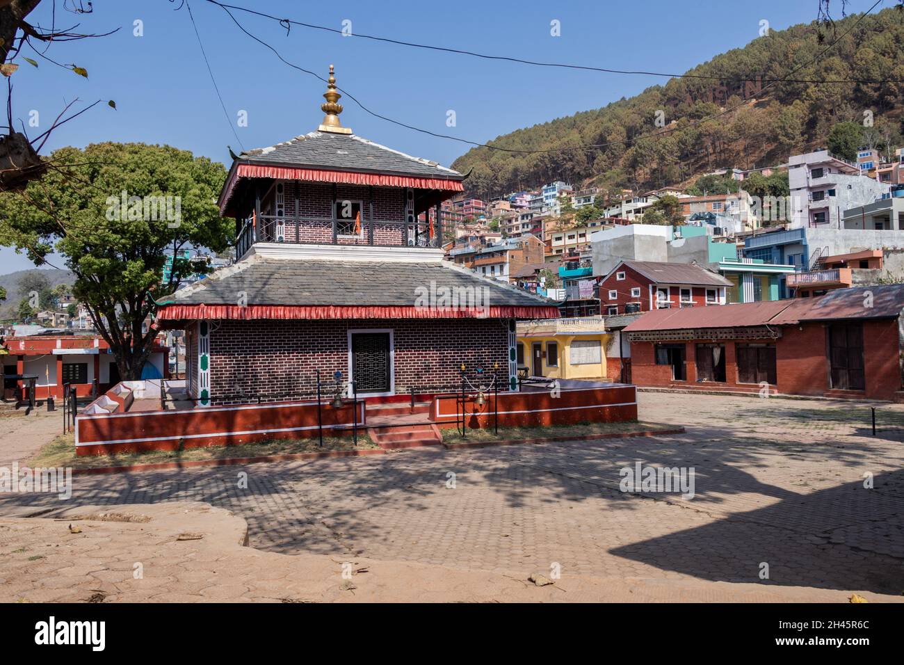 Rana Ujeshwori Bhagwati temple is located inside the Tansen Durbar ...