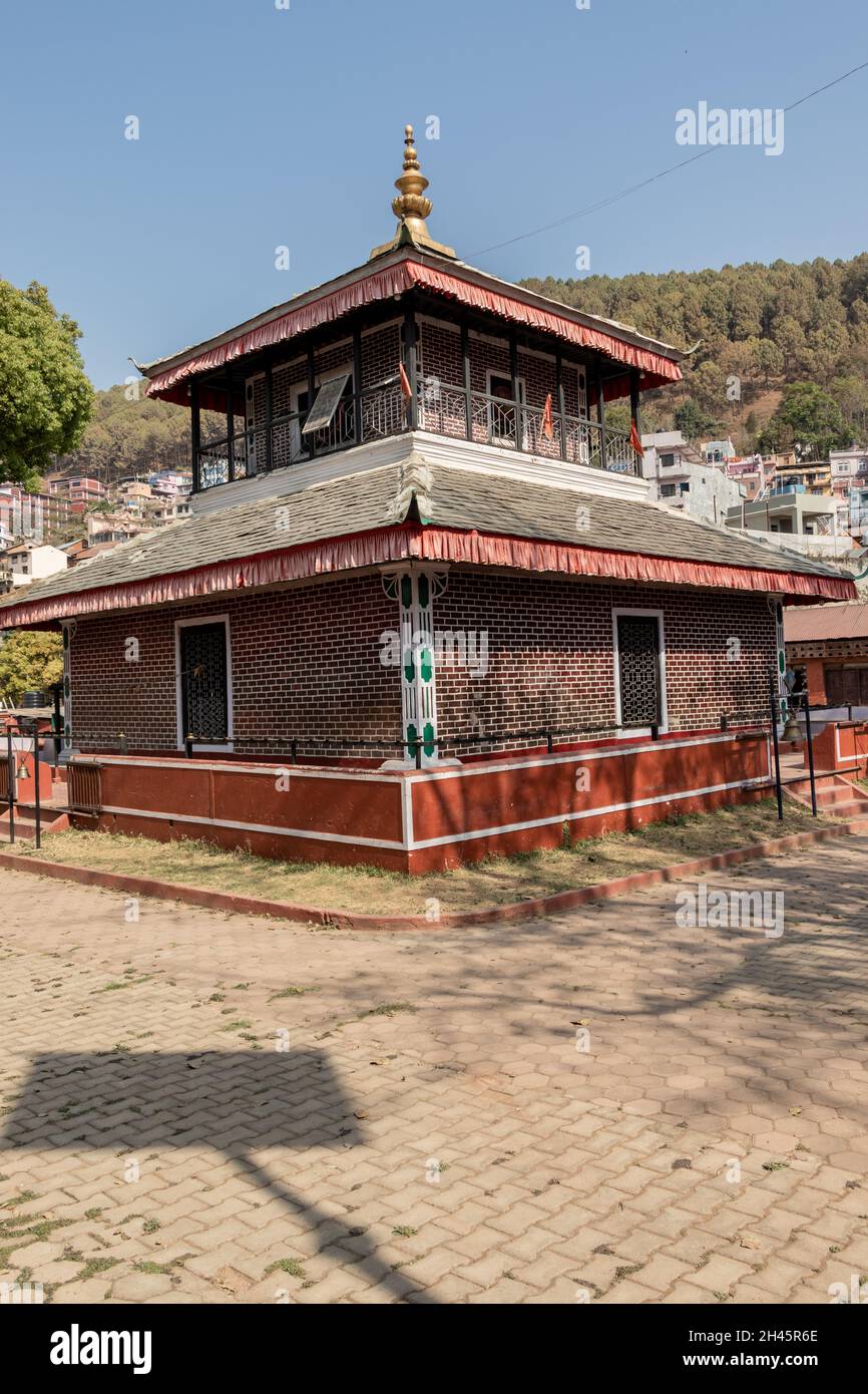 Rana Ujeshwori Bhagwati temple is located inside the Tansen Durbar ...