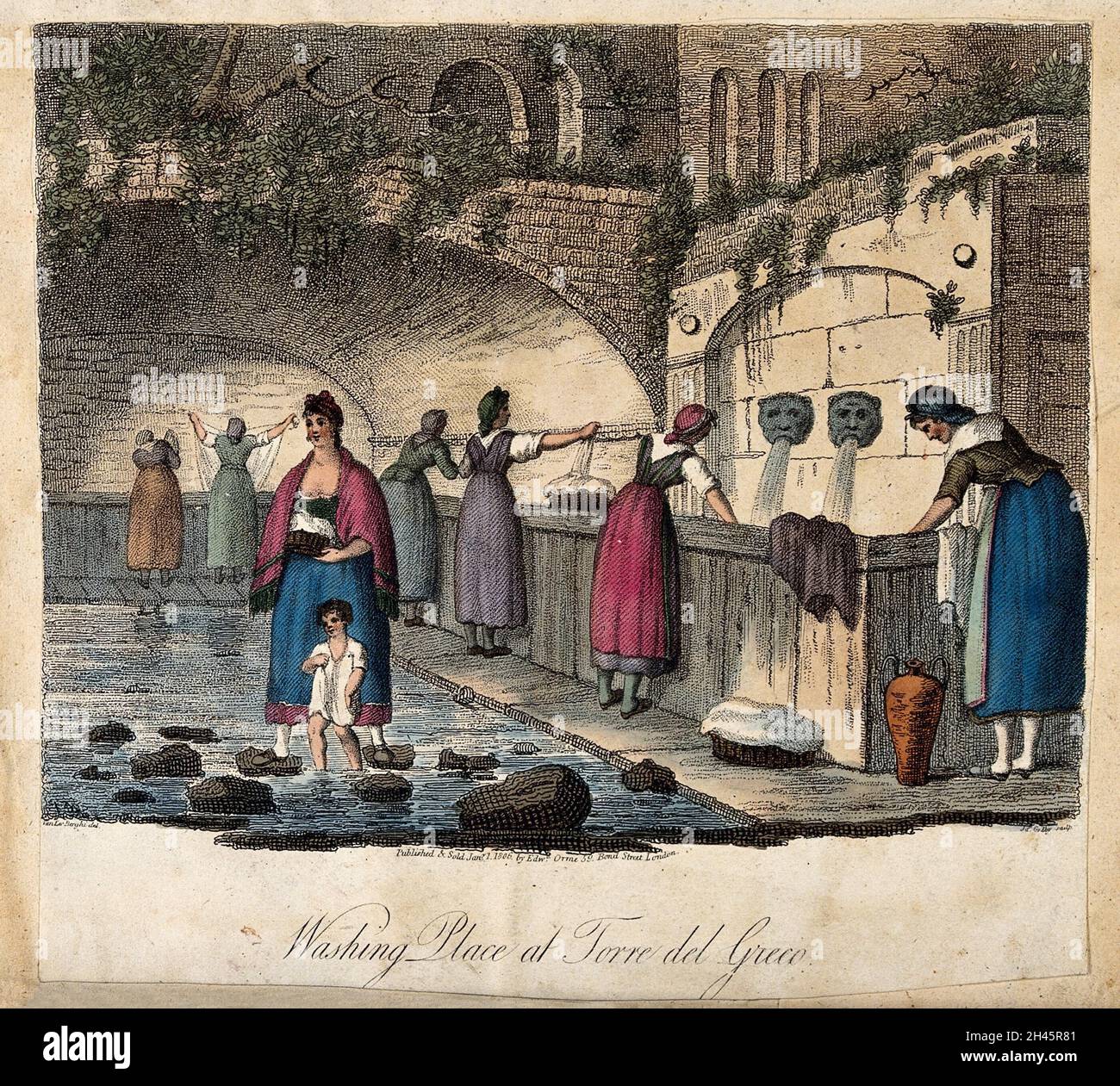 Wash clothes 1800s hi-res stock photography and images - Alamy