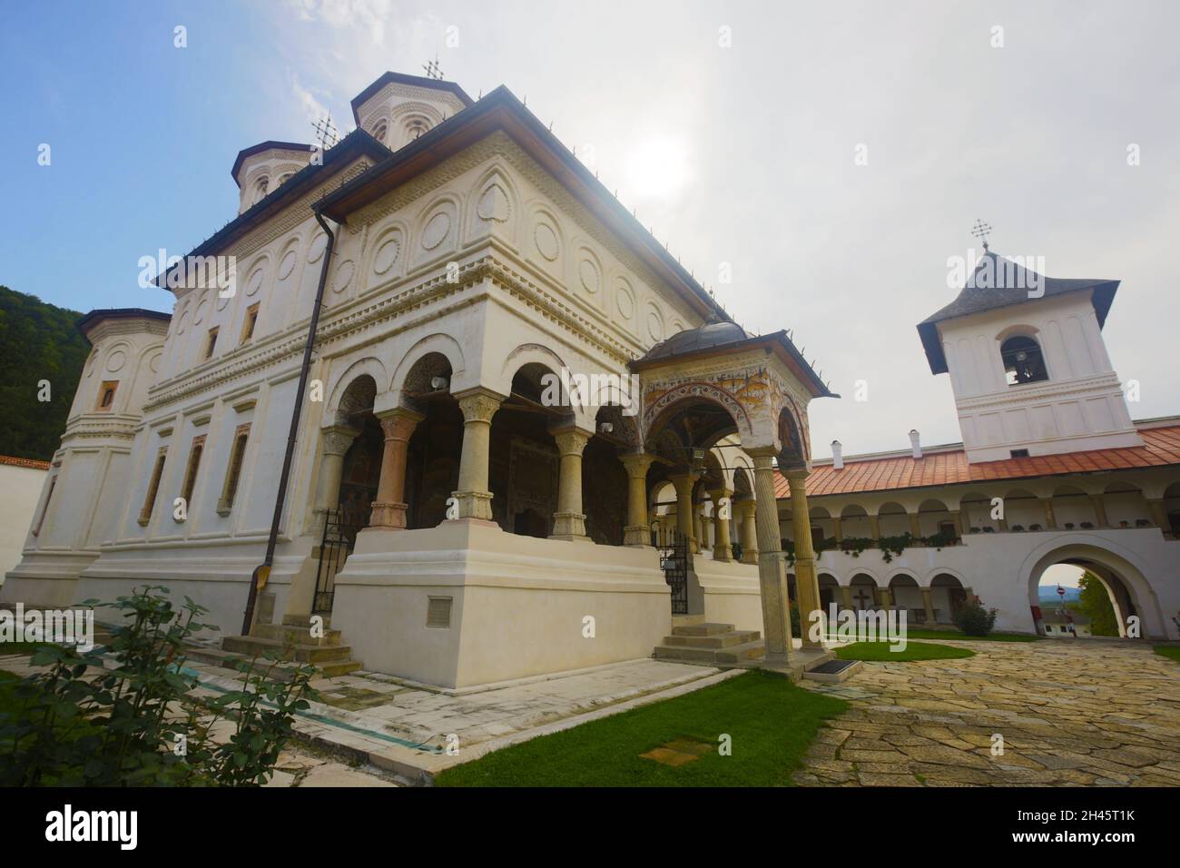 Monastery Horezu is architectural landmark Stock Photo - Alamy