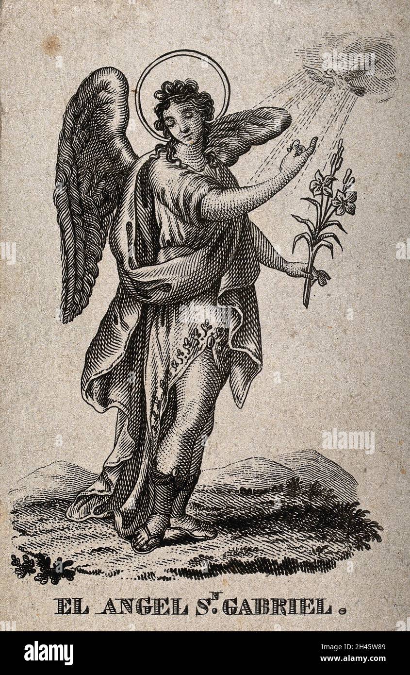 Archangel gabriel hi-res stock photography and images - Alamy