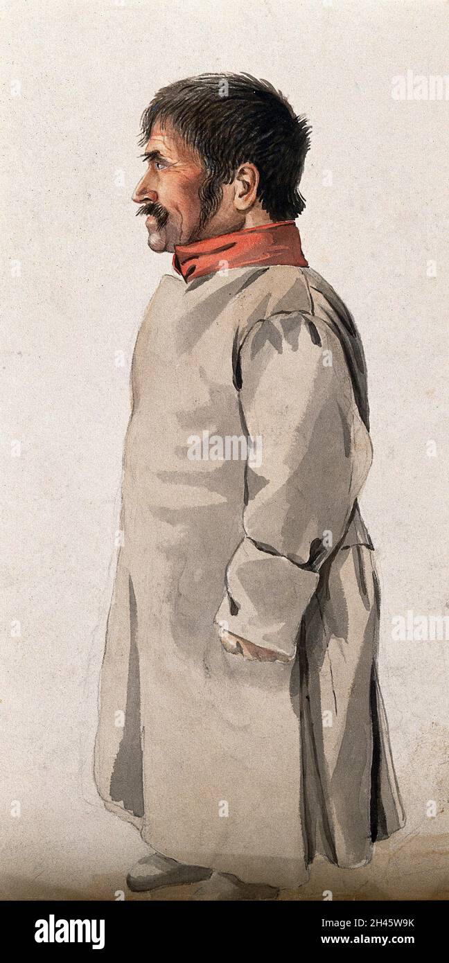 A male dwarf. Watercolour painting Stock Photo - Alamy