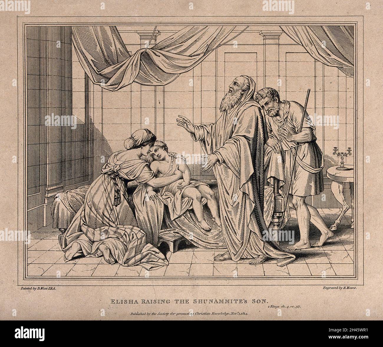 Elisha raises son hi-res stock photography and images - Alamy