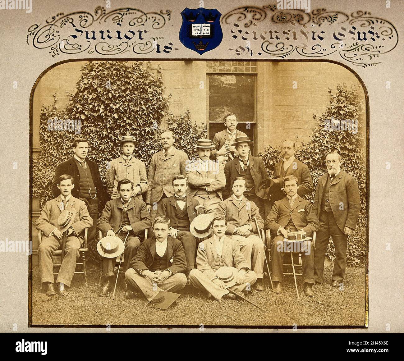 Oxford University: the Junior Science Club; surmounted by the ...