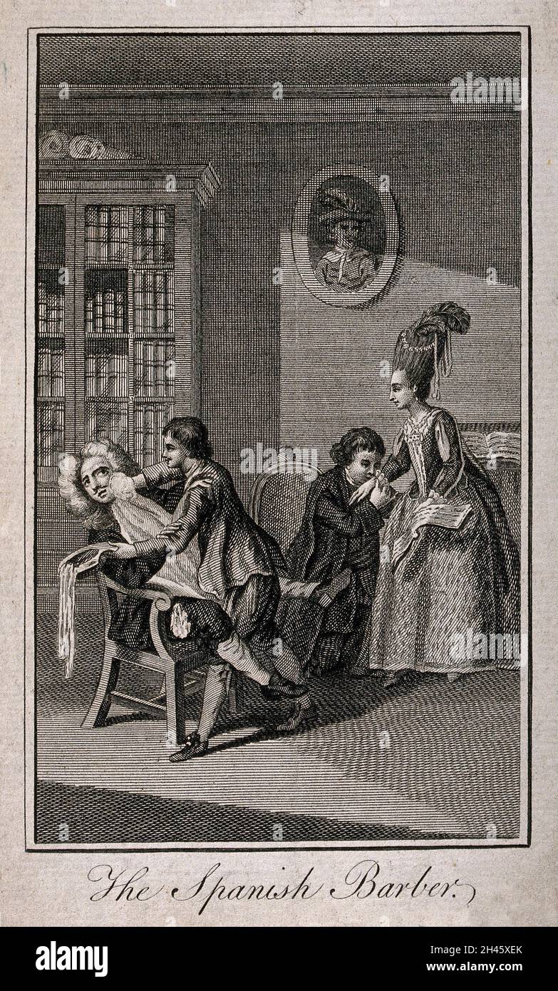 Spanish barber hi-res stock photography and images - Alamy