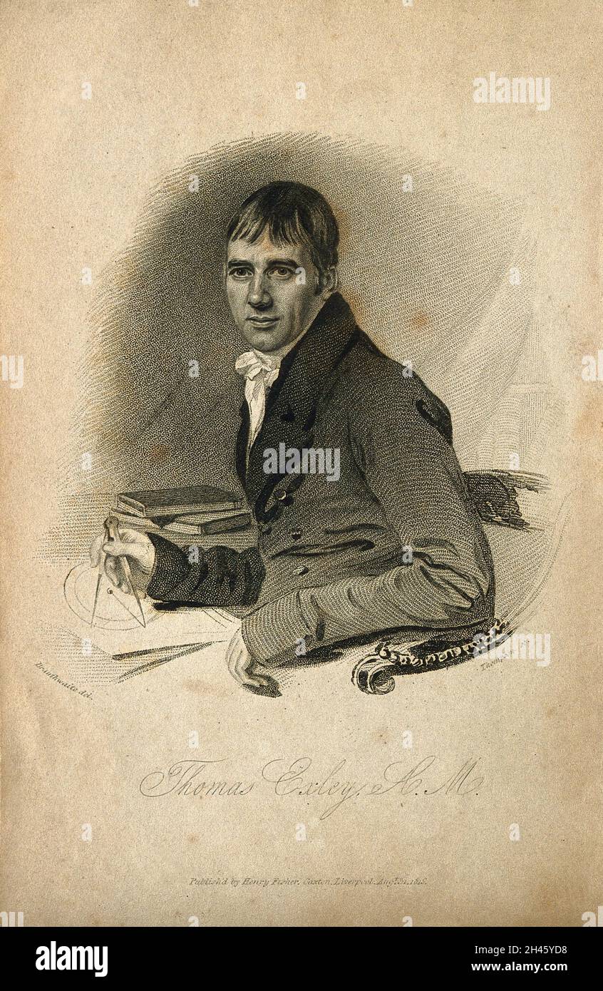 Thomas Exley. Stipple engraving by J. Thomson, 1819, after Branthwaite ...
