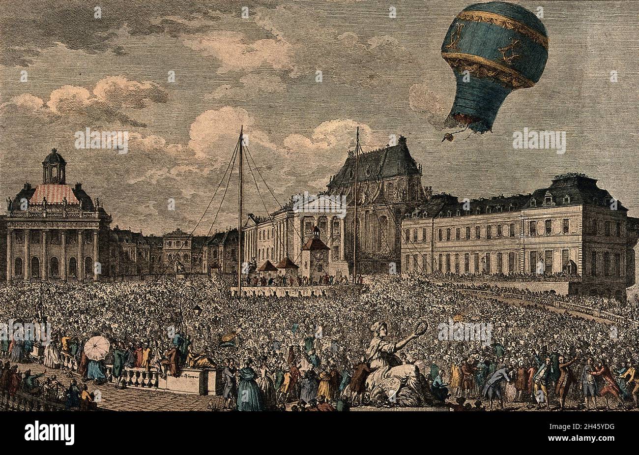Montgolfier brothers balloon 1783 hi-res stock photography and images ...