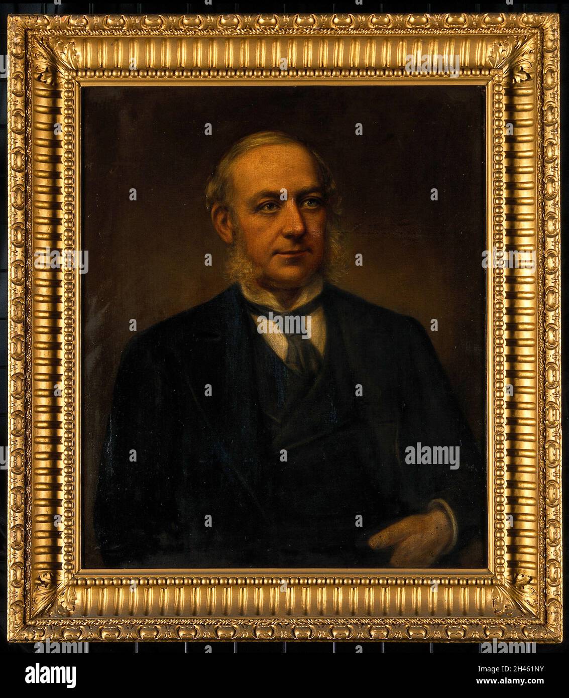 Sir John Eric Erichsen. Oil painting Stock Photo - Alamy