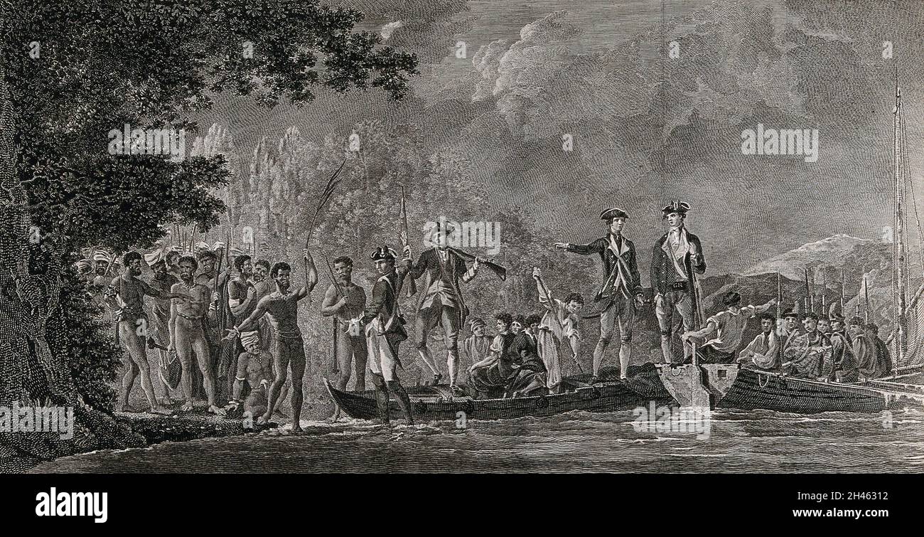 Cook landing hi-res stock photography and images - Alamy