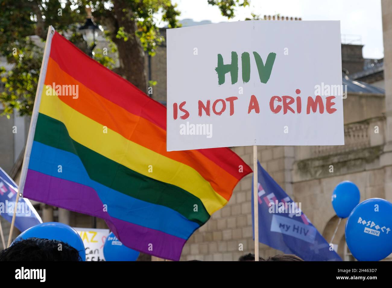 Hiv campaigners hi-res stock photography and images - Alamy