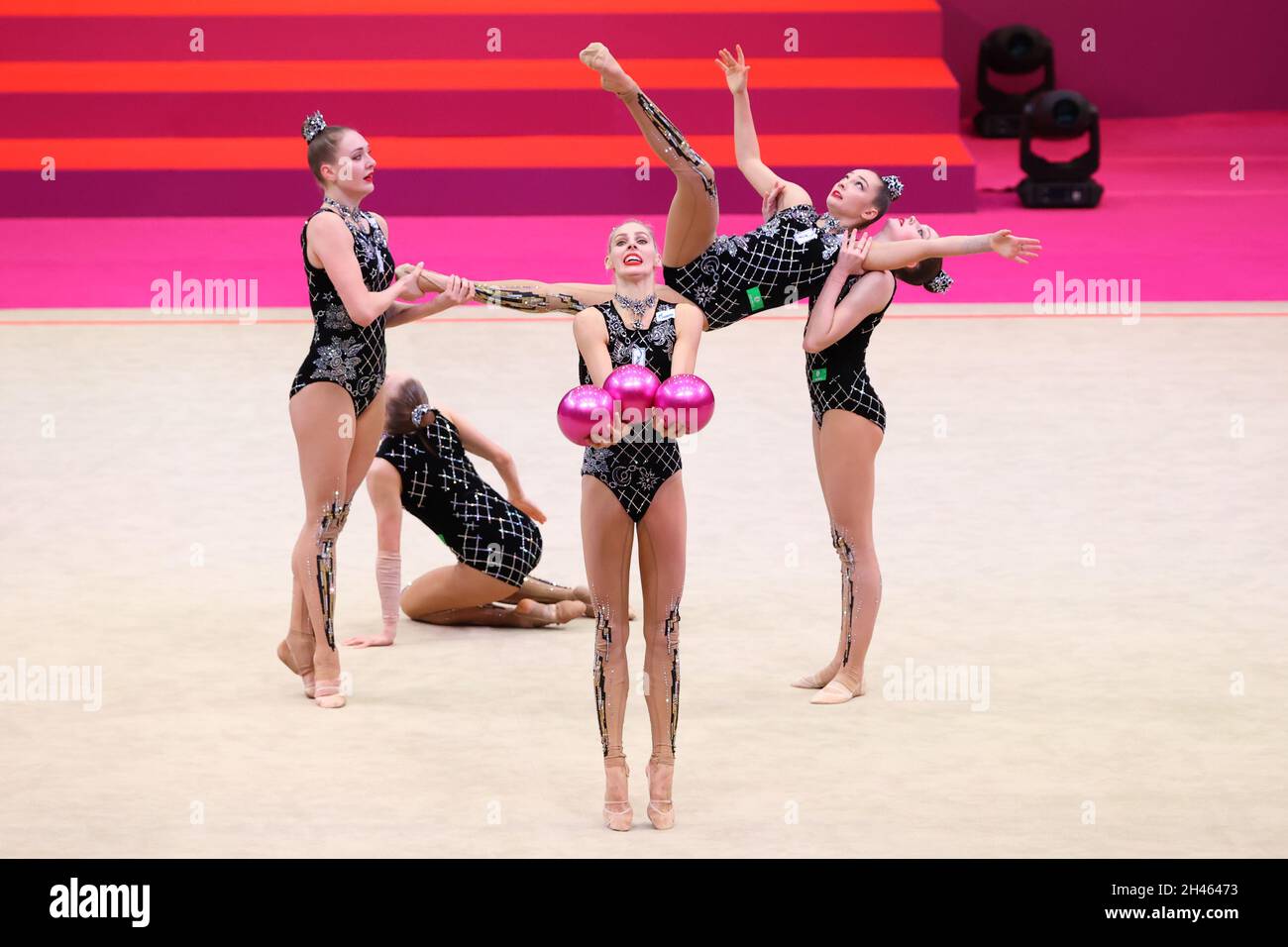 Russian rhythmic gymnastics federation hi-res stock photography and ...