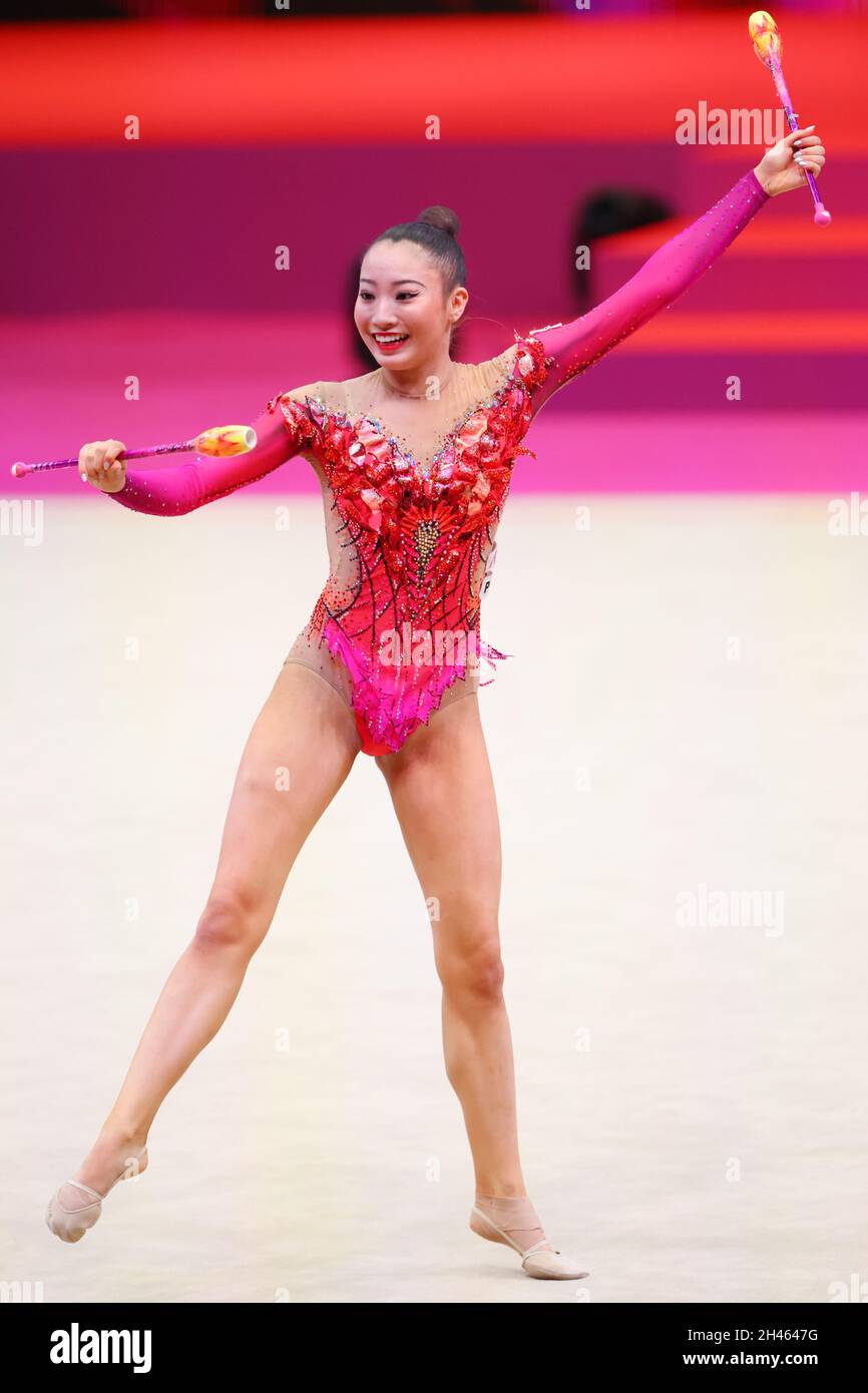 Chisaki Oiwa Jpn October 30 2021 Rhythmic Gymnastics Fig Rhythmic Gymnastics World