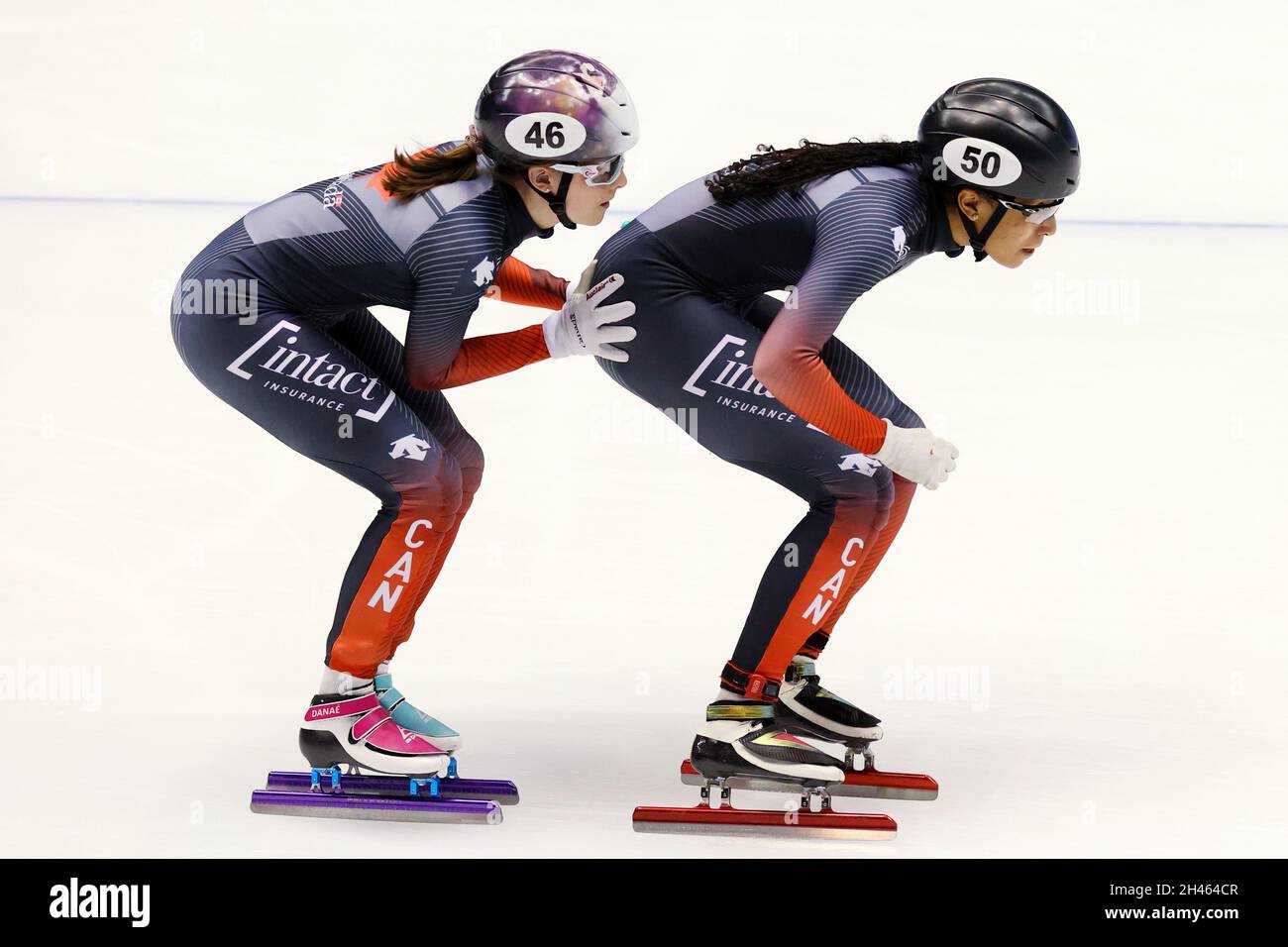Nippon Gaishi Arena, Nagoya, Aichi, Japan. 29th Oct, 2021. (L-R) Danae ...