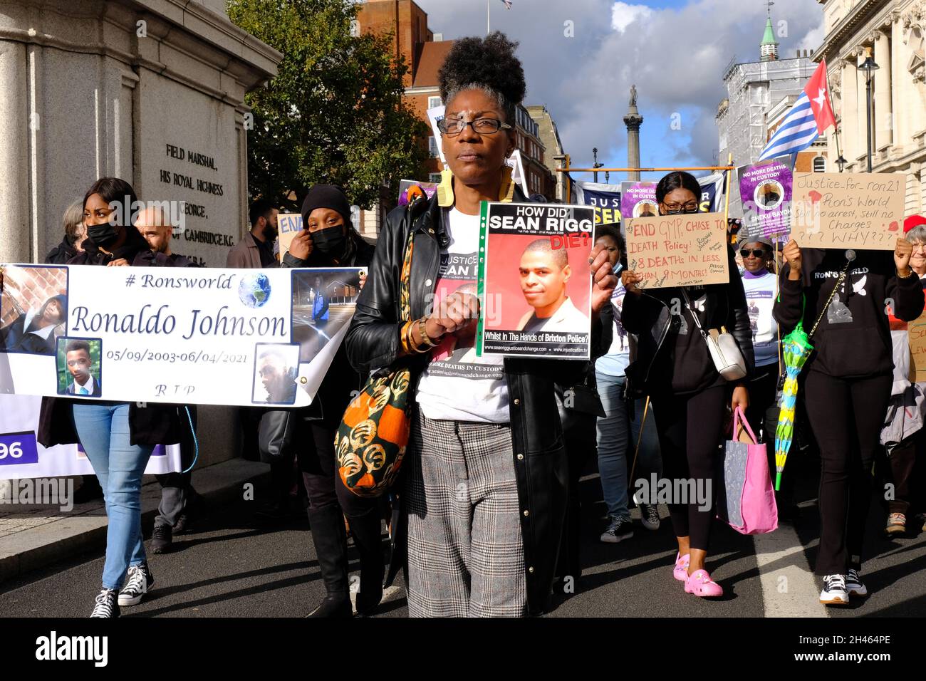 London, UK. Marcia Rigg the chair of the United Friends & Family ...