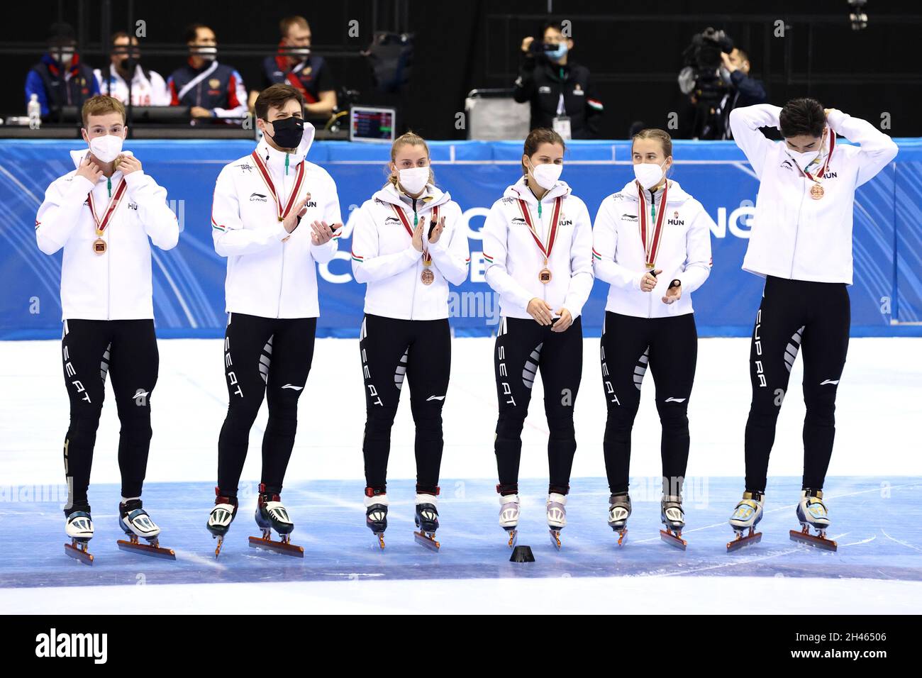 Mixed team short track relay hi-res stock photography and images - Alamy