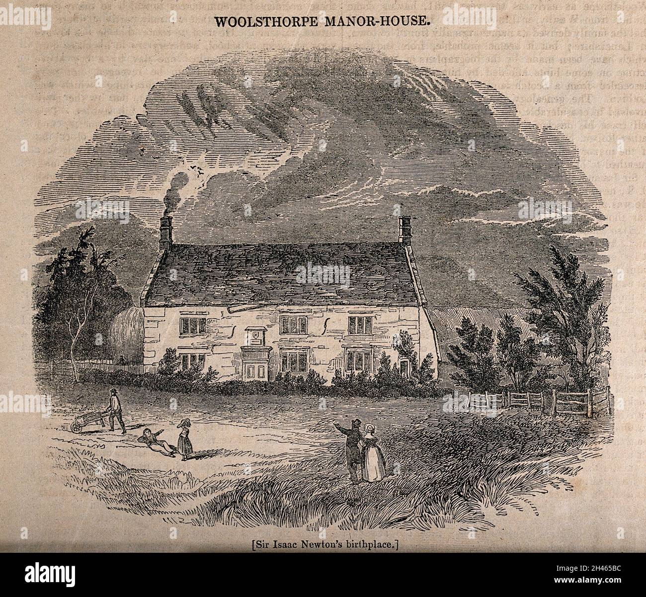 House where isaac newton was born hi-res stock photography and images ...