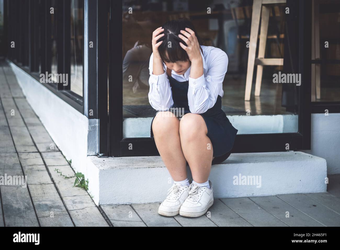 Store Owner Turning Closed. Stressed owner forced to close the coffee ...