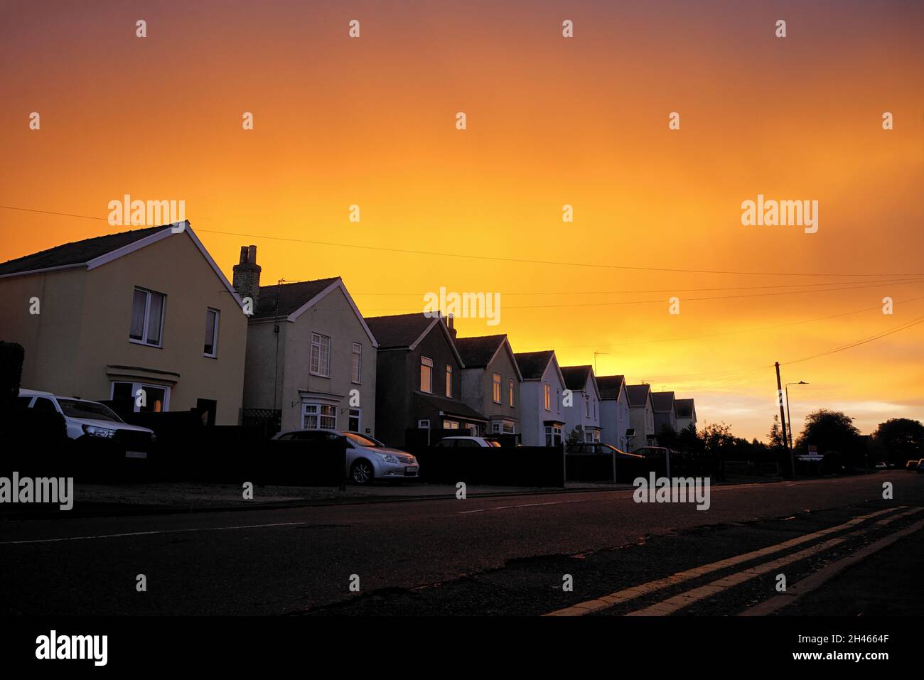 Suburban background hi-res stock photography and images - Alamy