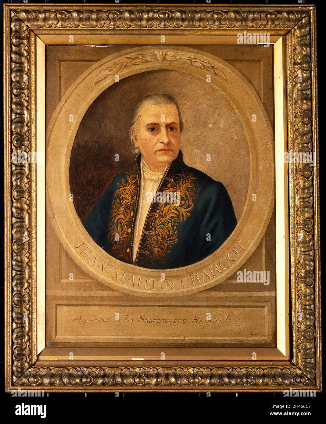 Jean-Martin Charcot. Oil painting Stock Photo - Alamy