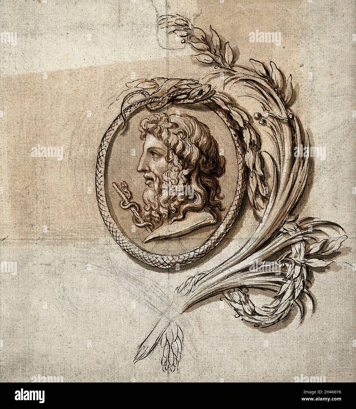 Caduceus Hermes Drawing