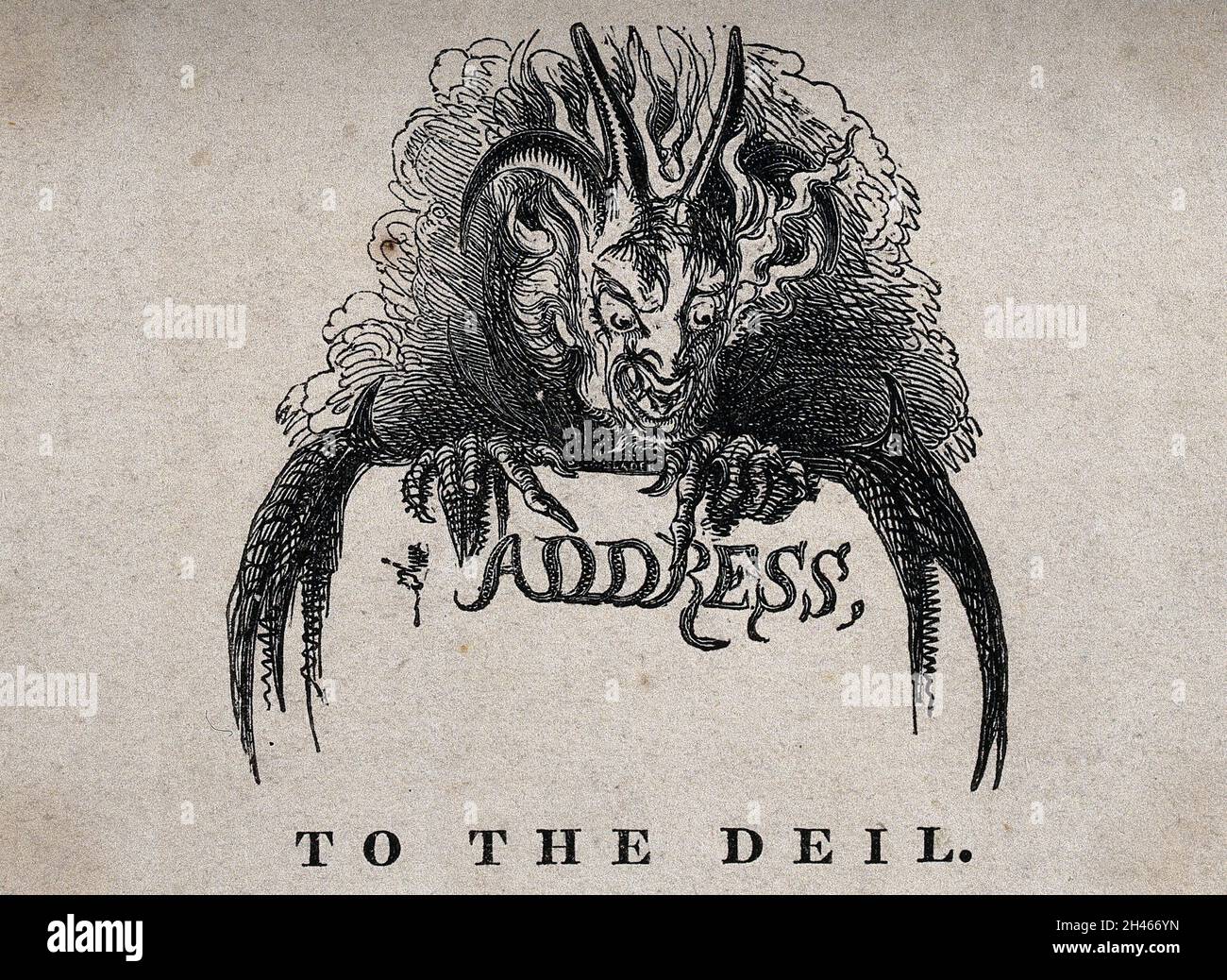 Horned devil hi-res stock photography and images - Alamy