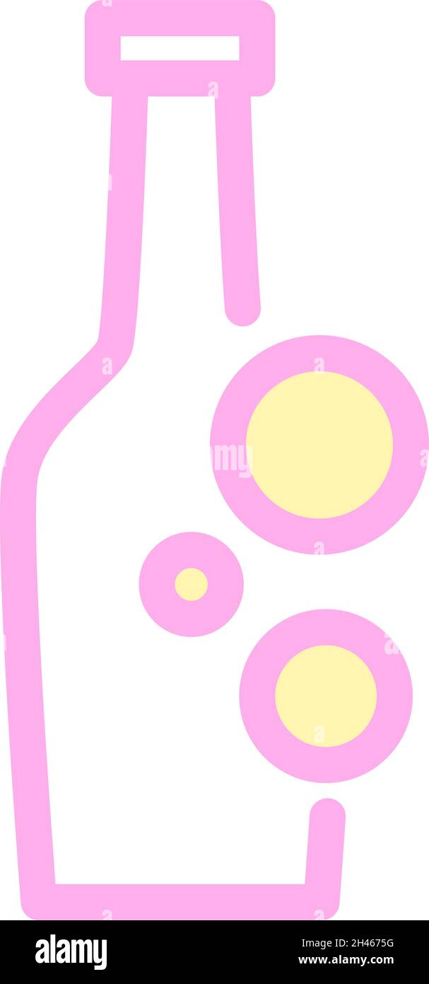 Bourbon beverage bottle icon Cut Out Stock Images & Pictures - Alamy