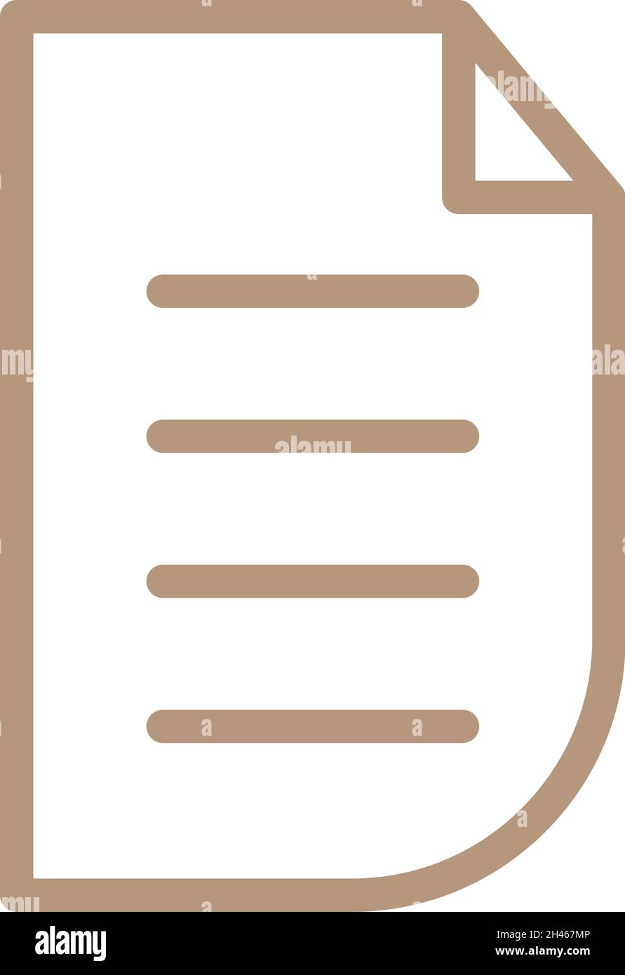 Important document, illustration, vector, on a white background Stock ...