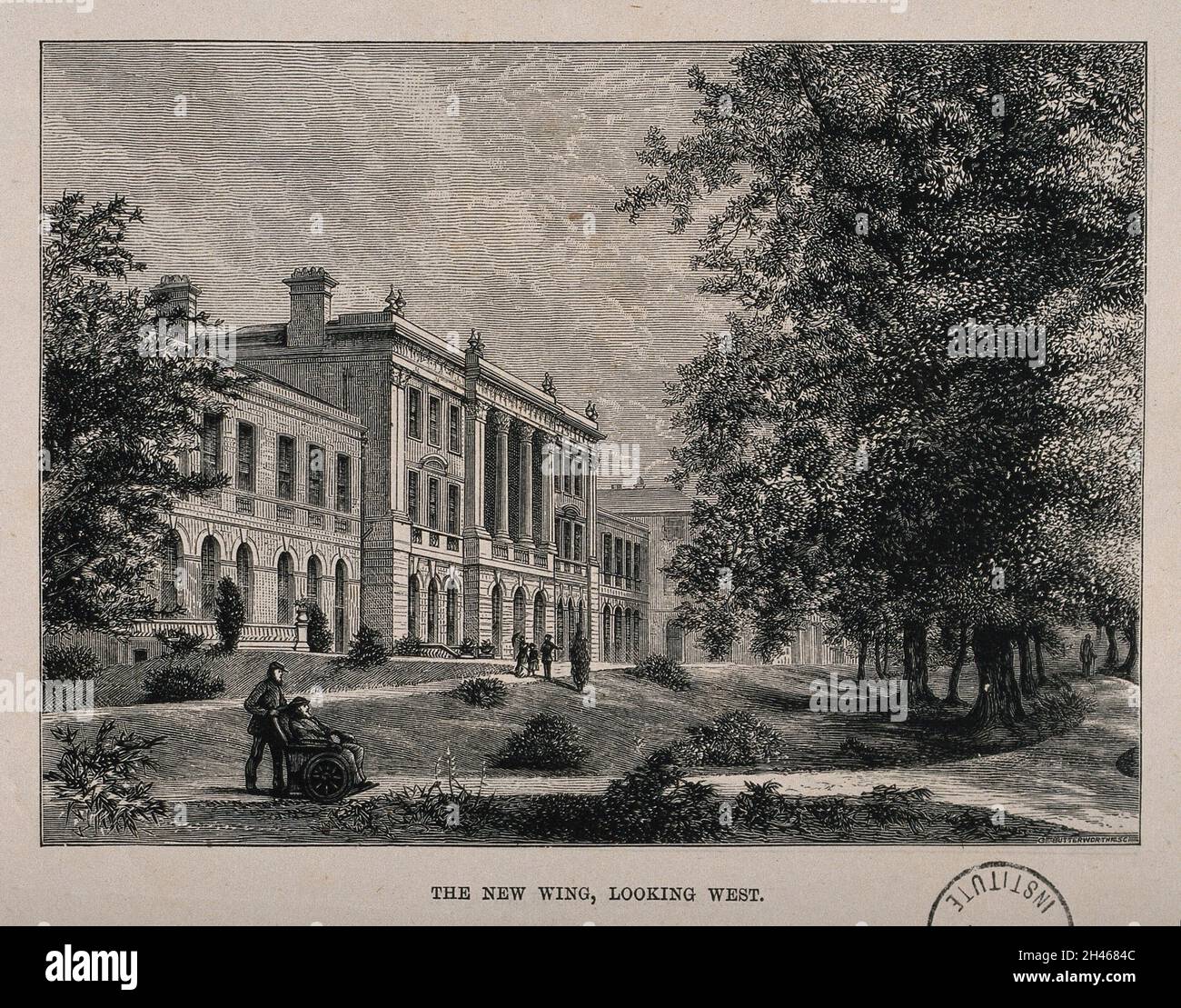 Melrose Hospital, Melrose, Roxburgh, Scotland: the new wing looking ...