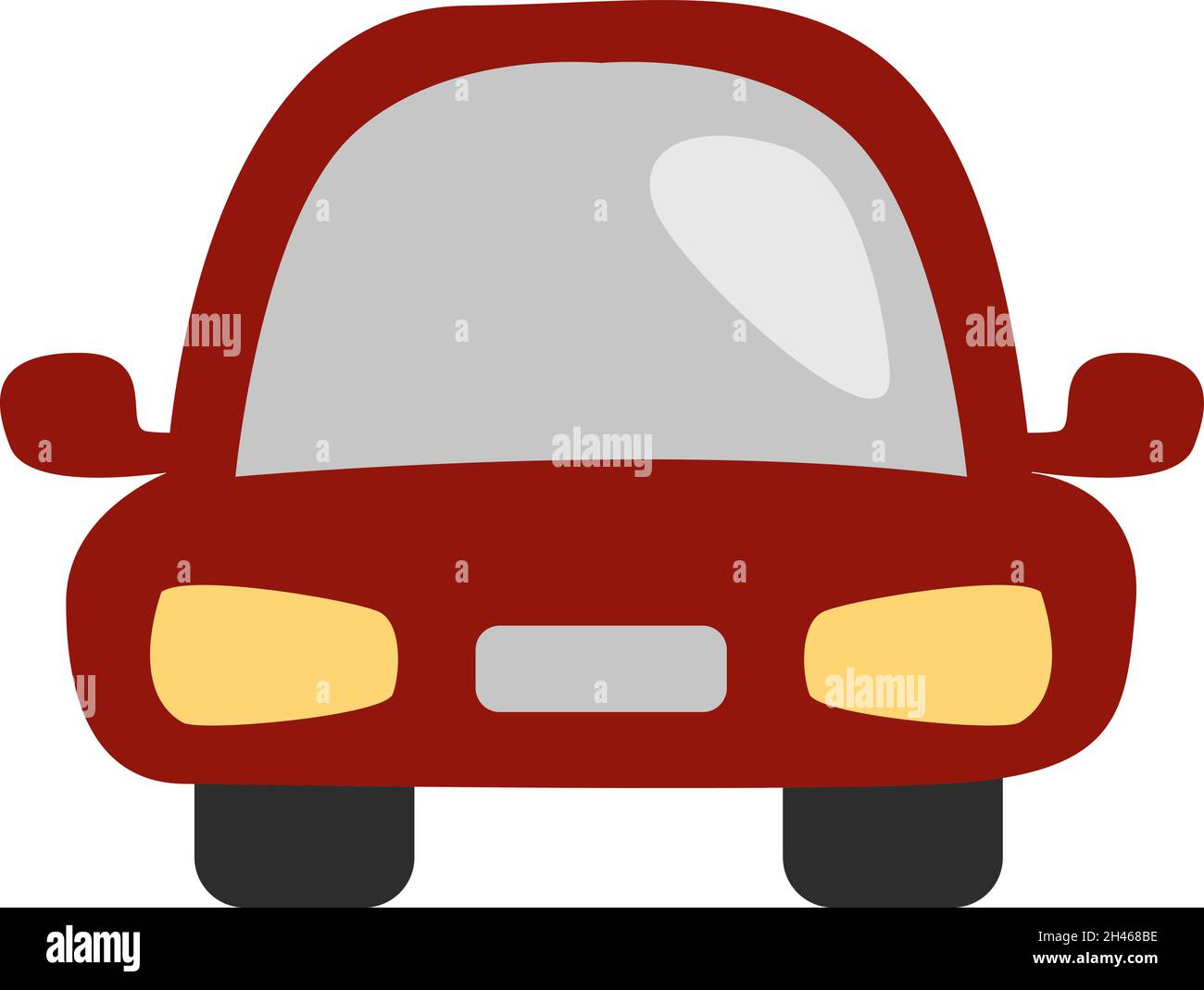 Car lights on a black background Stock Vector Images - Alamy