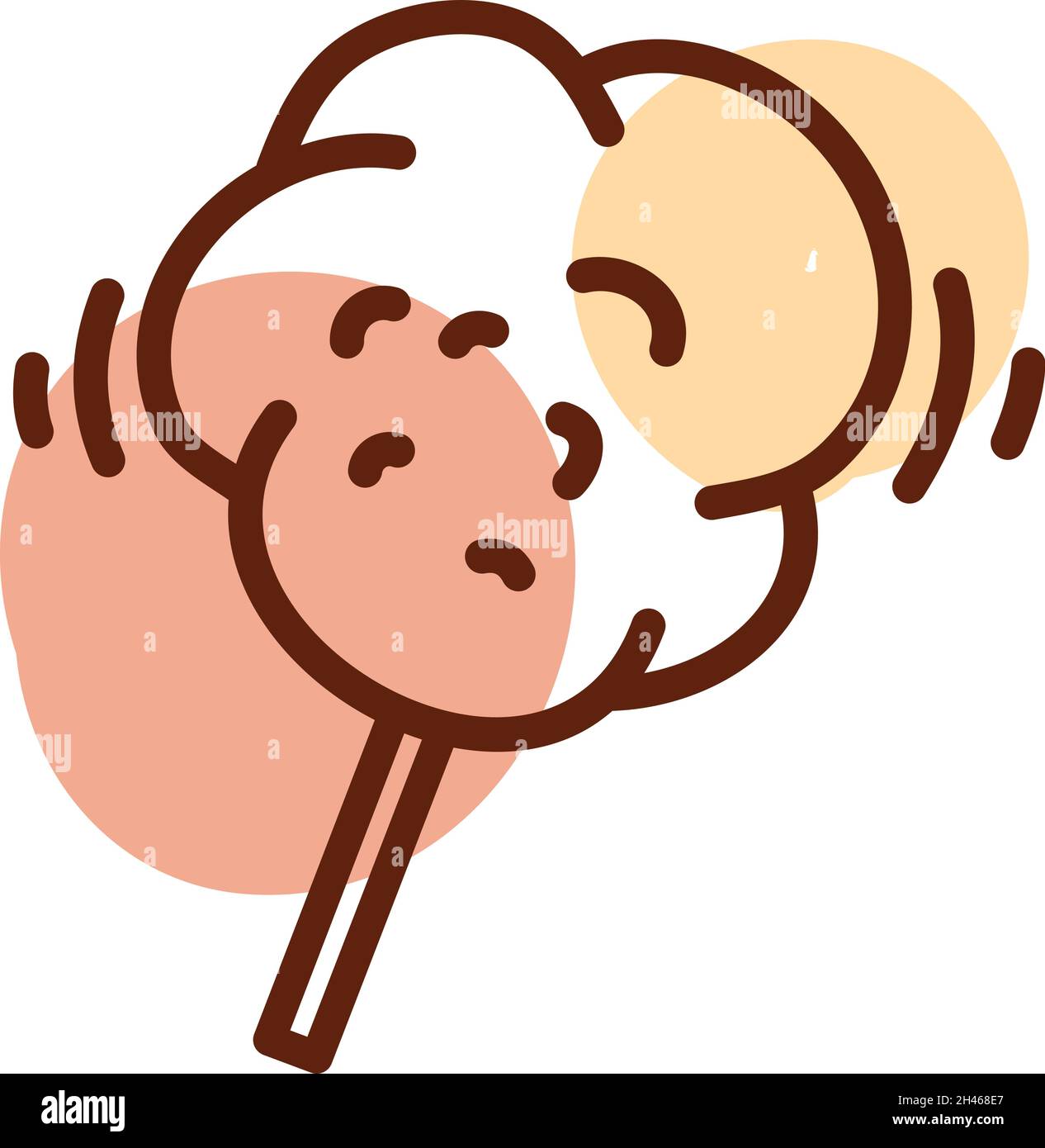 Circus candy, illustration, vector, on a white background Stock Vector ...