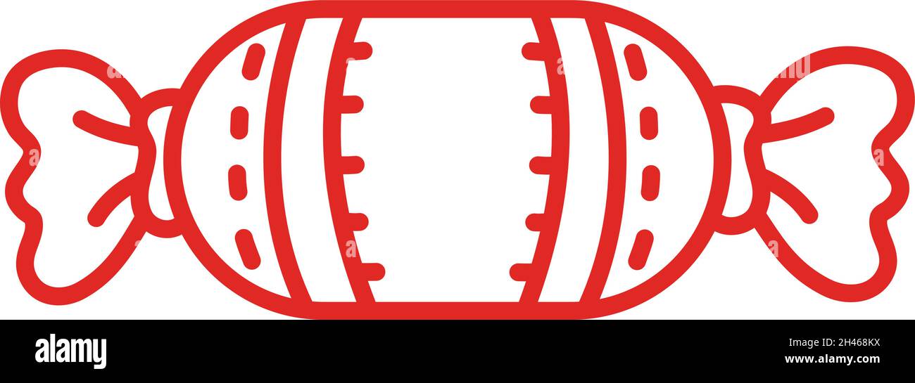 Sour red candy, illustration, vector, on a white background Stock ...