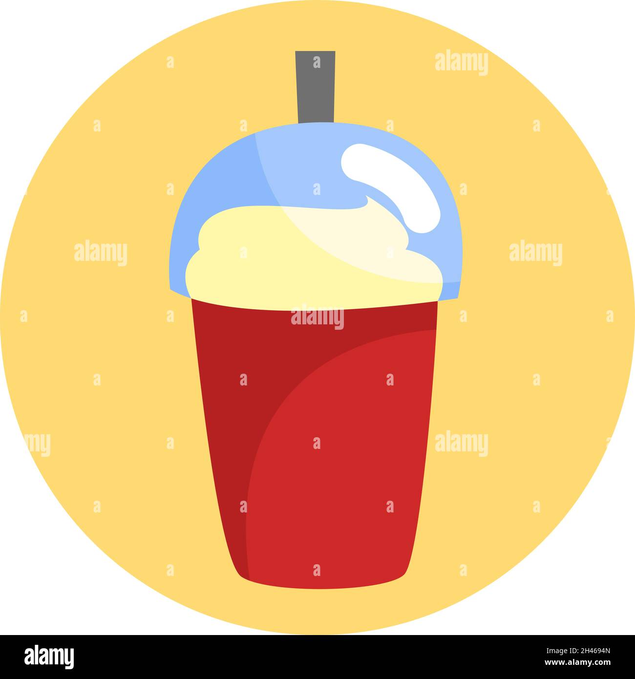 Coffee go in hand Stock Vector Images - Alamy