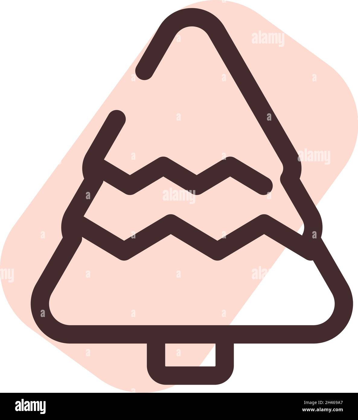 Christmas abstract tree on Stock Vector Images - Alamy