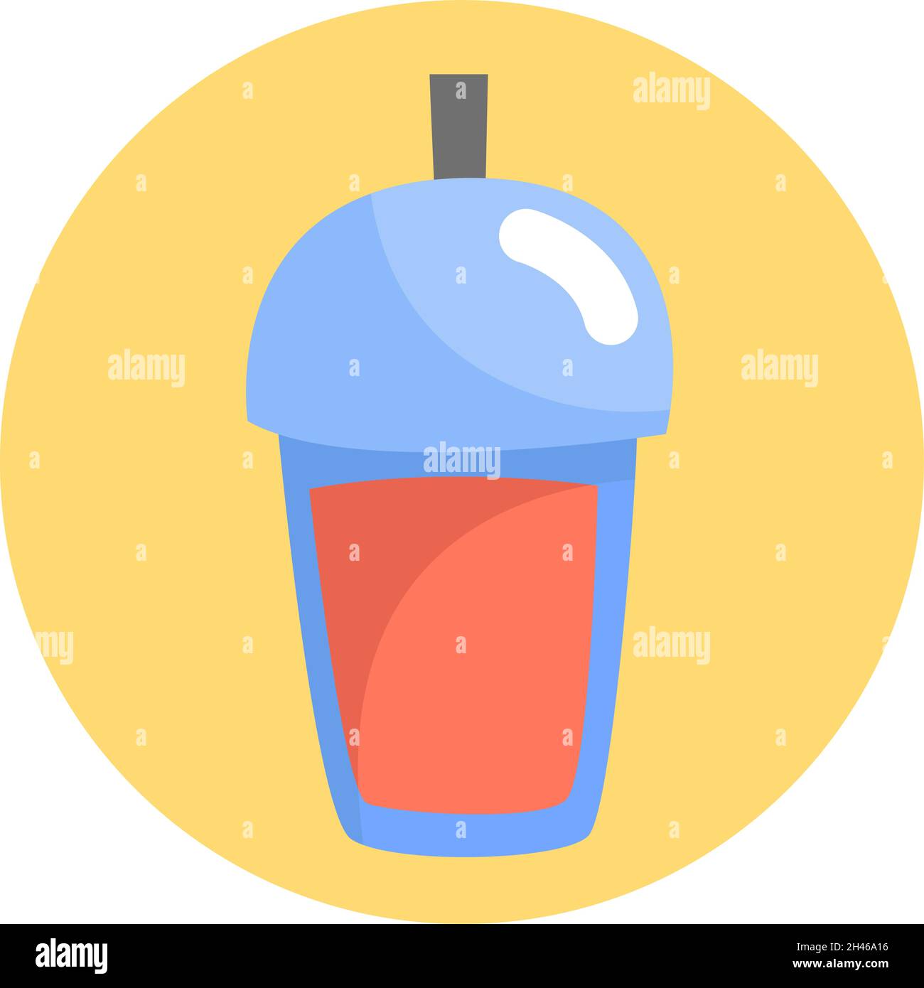 Iced drink to go Cut Out Stock Images & Pictures - Alamy