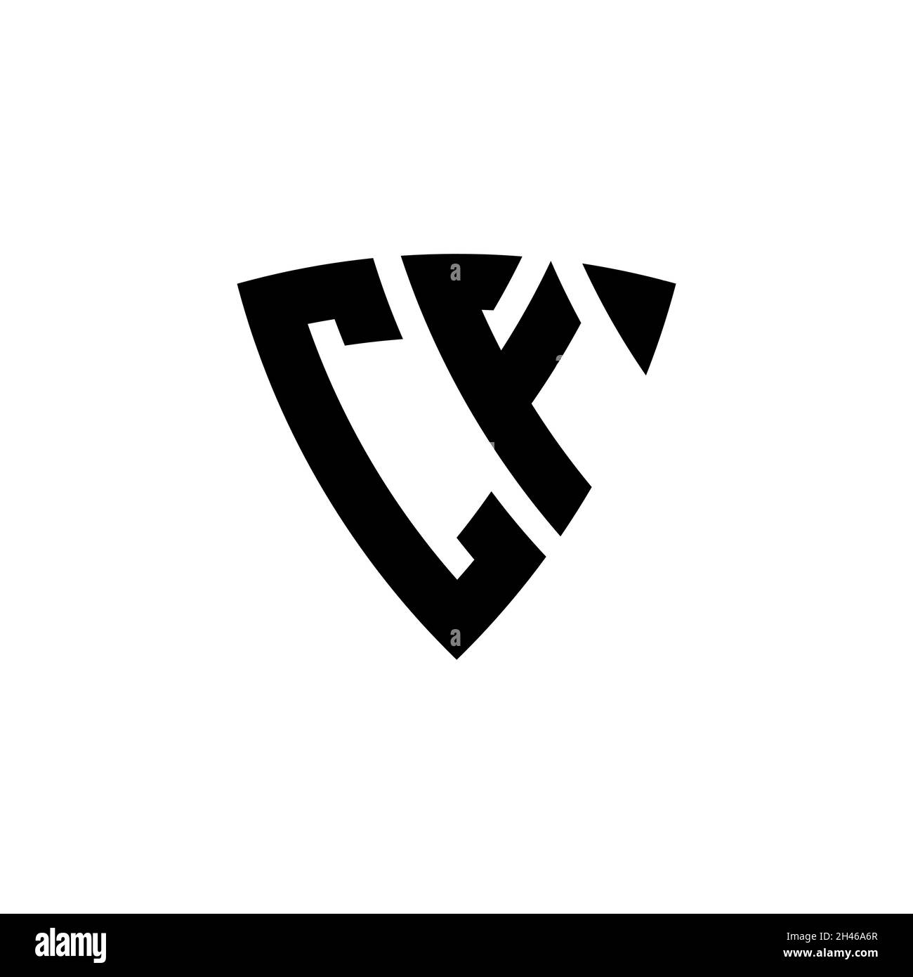 CK Monogram logo letter with Star geometric shape style design isolated ...
