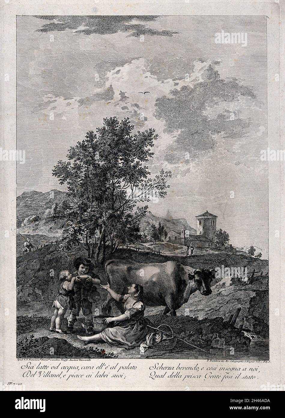 Children milking cow hi-res stock photography and images - Alamy