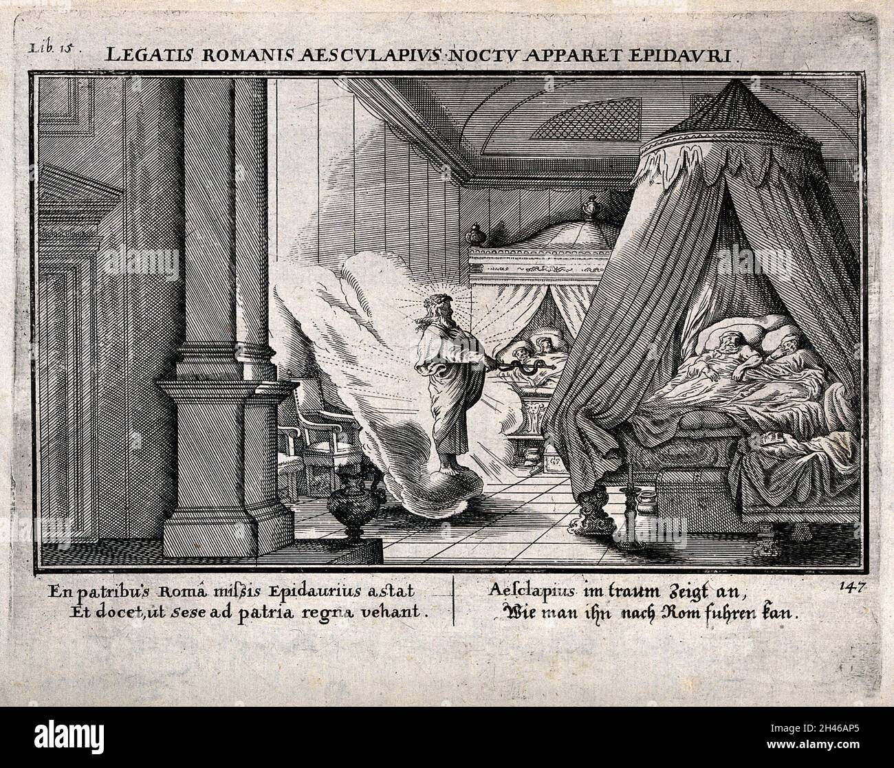 Aesculapius etching hi-res stock photography and images - Alamy