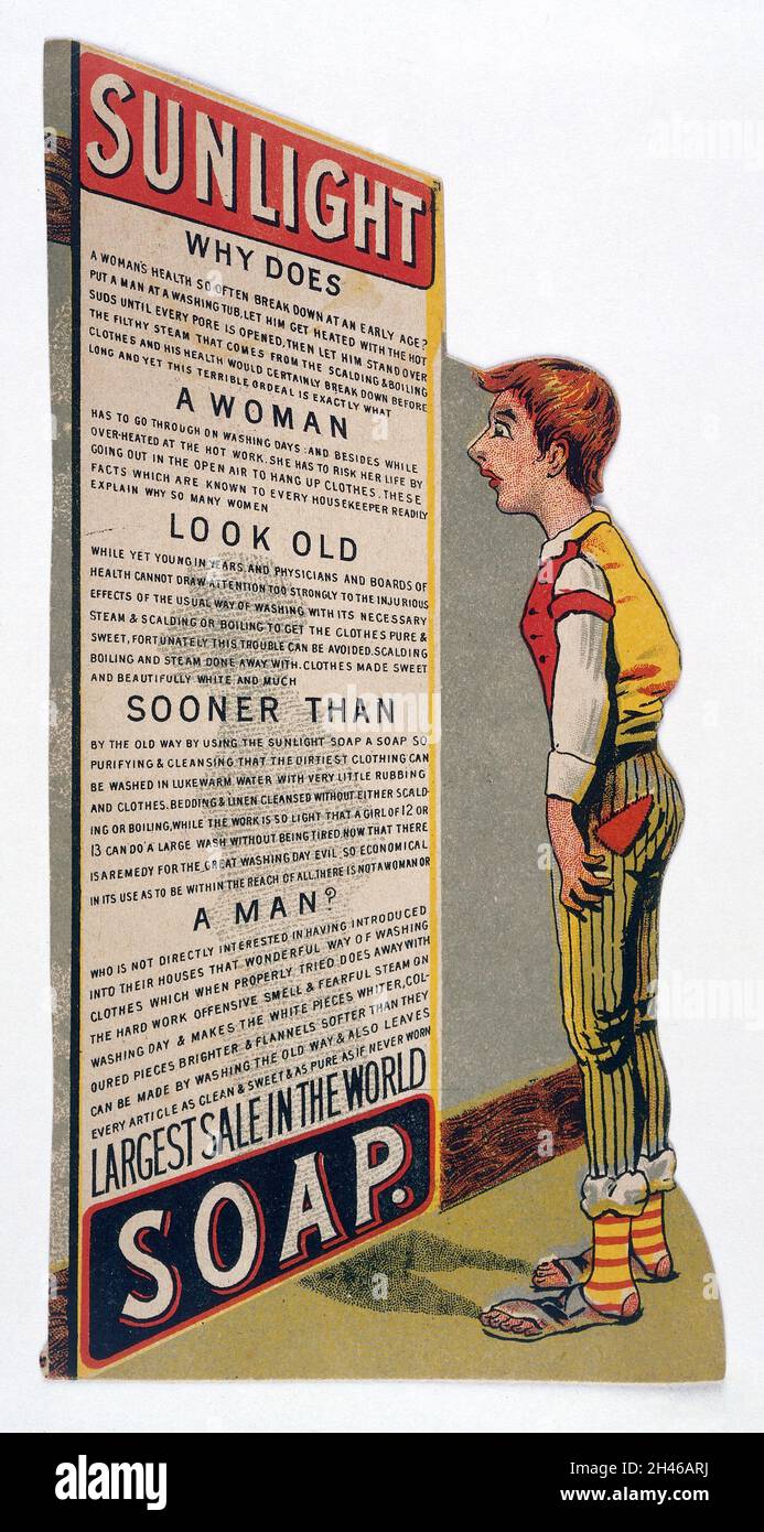 Sunlight soap advert hi-res stock photography and images - Alamy