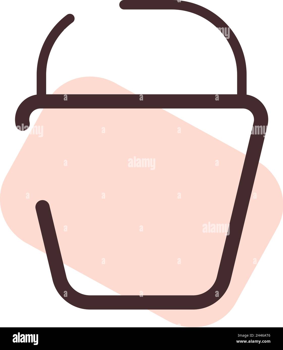 Basket white pink Stock Vector Images - Alamy