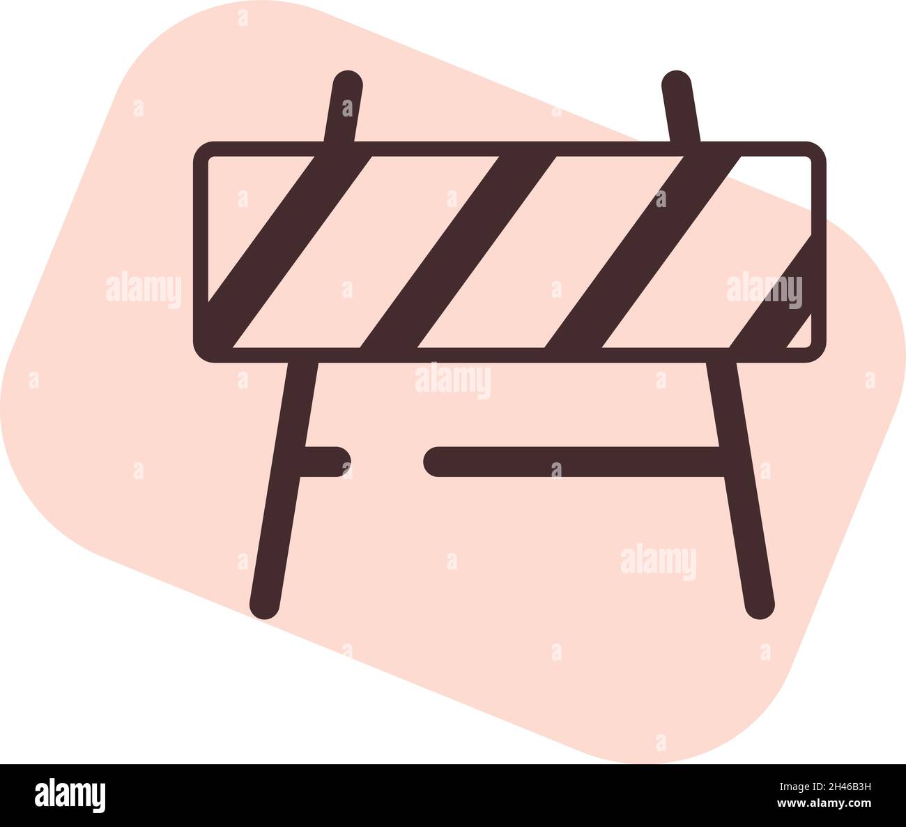 Safety sign on site Stock Vector Images - Alamy