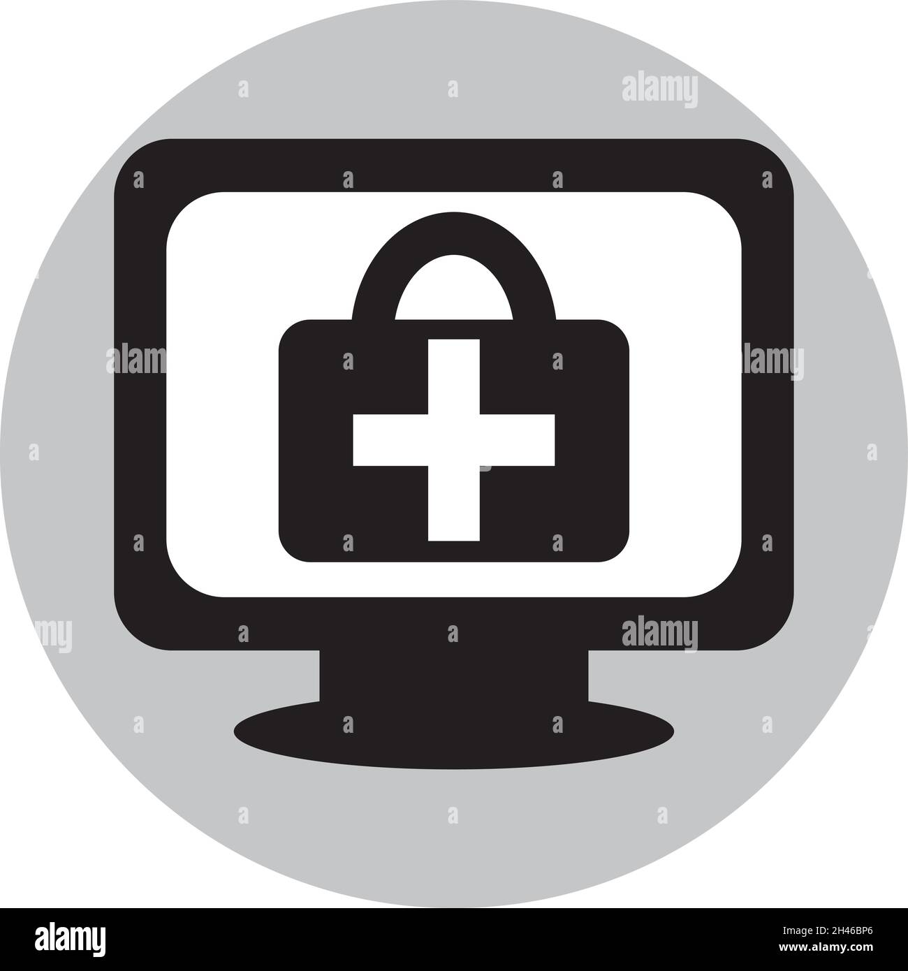 Computer service, illustration, vector, on a white background Stock ...